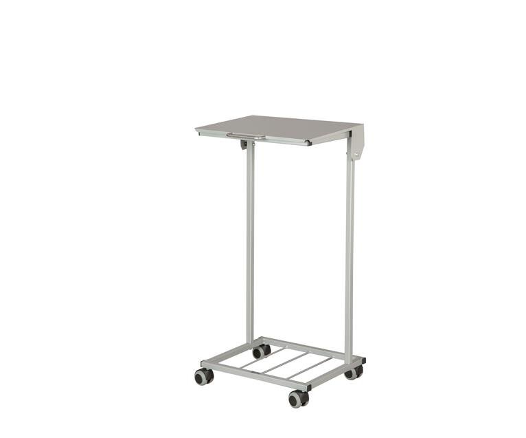 105574 - Affaldsstativ m/låg, Silver