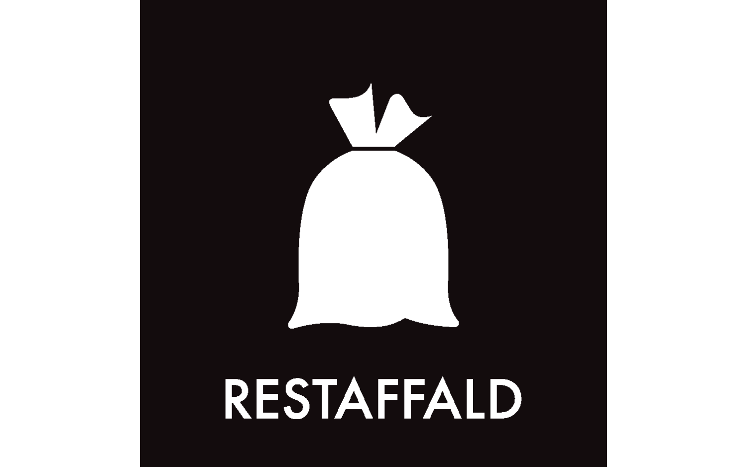 Restaffald - Piktogram