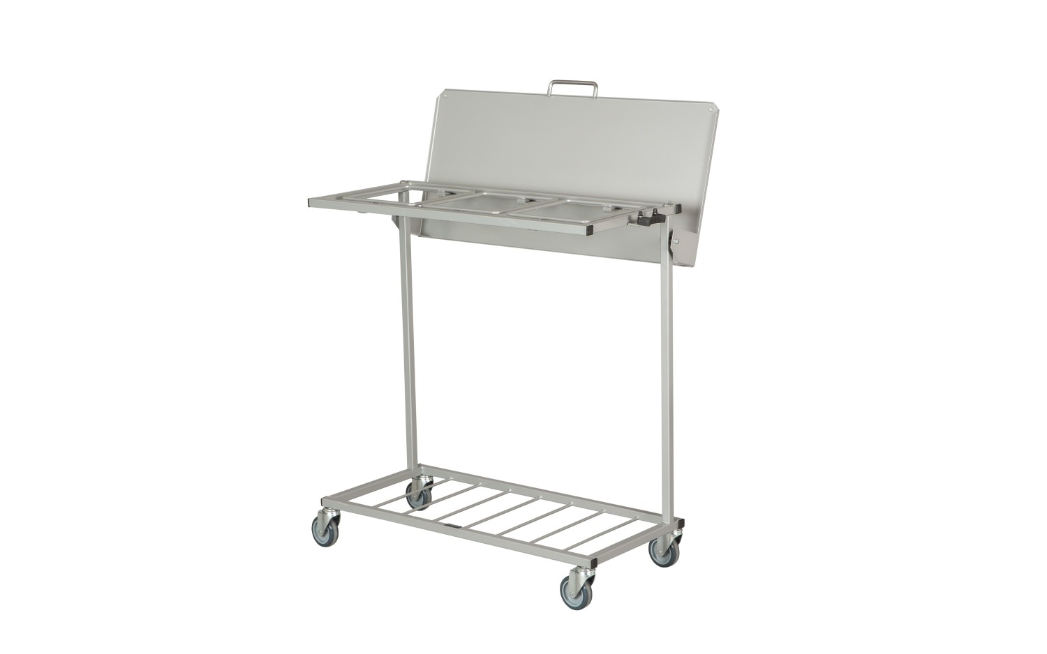 105575 - Trippel Affaldsstativ, Silver