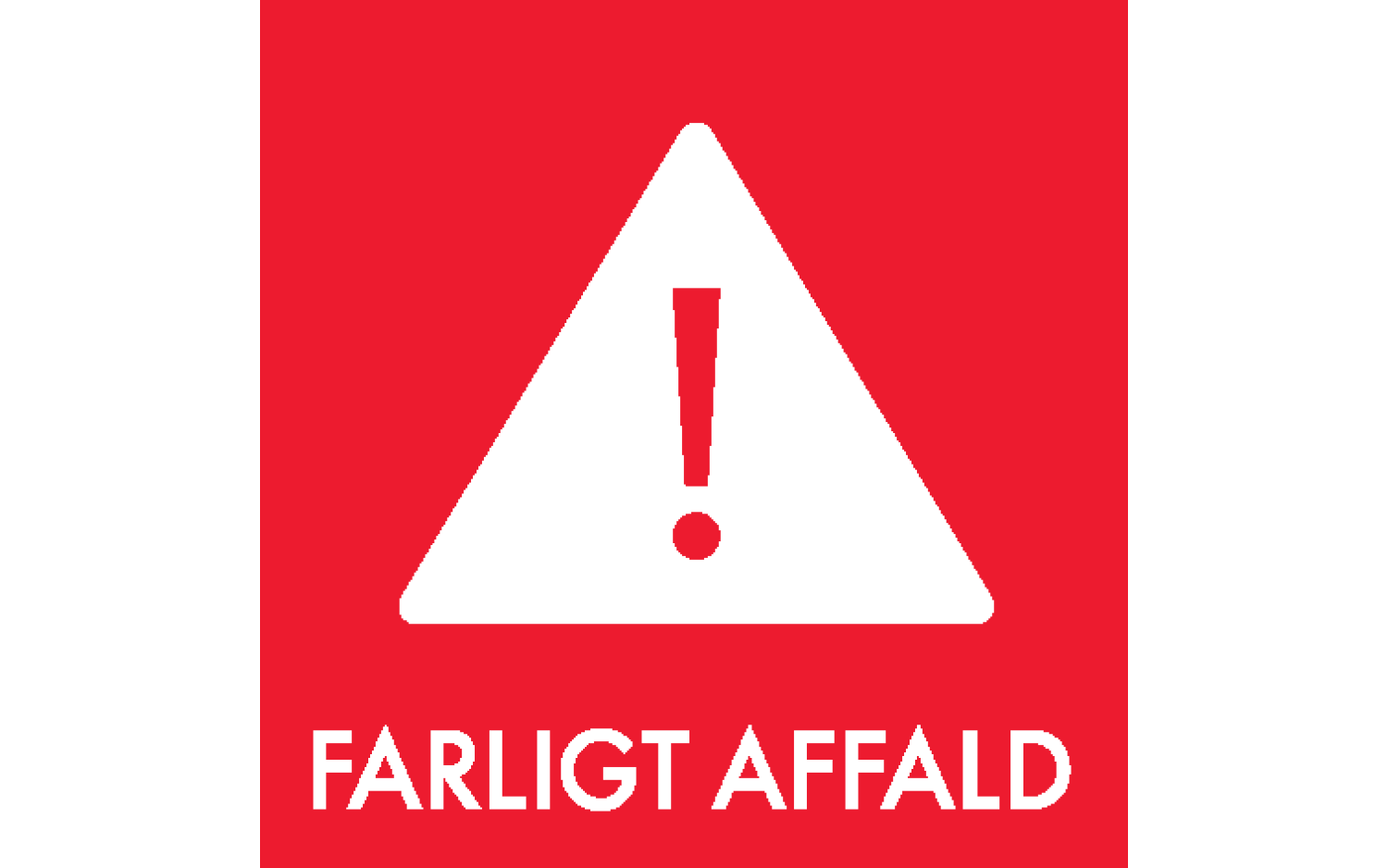 6 x 6 Farligt affald